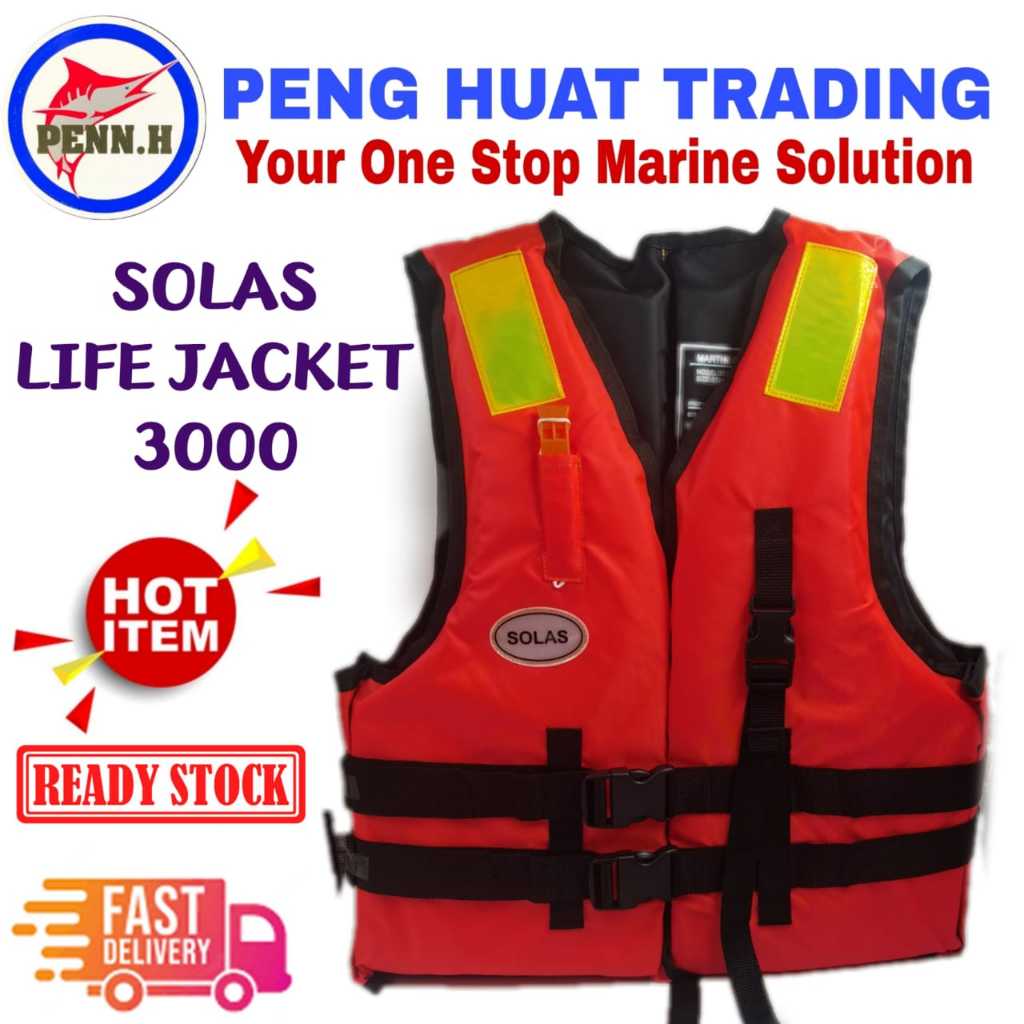LIFE JACKET SOLAS MARTIN GUARD 3000 | Shopee Malaysia
