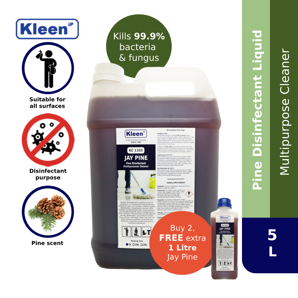 Kleen Jay Pine Pine Disinfectant Liquid Multipurpose Cleaner (KC 1103 ...