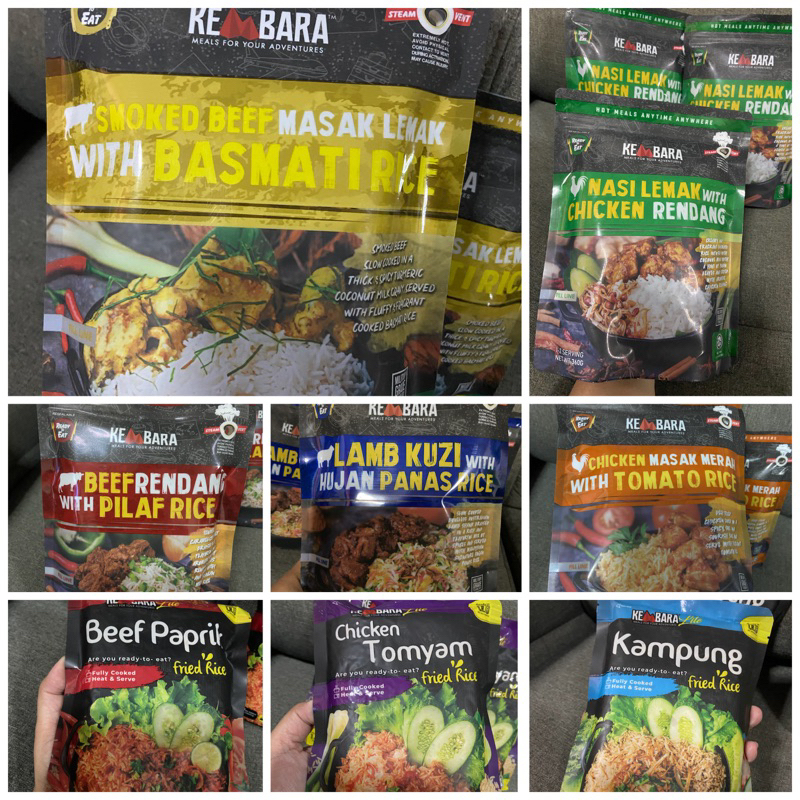 Ready Stock Kembara Adventure Meal. Ayam Masak Merah. Lamb Kuzi. Beef ...