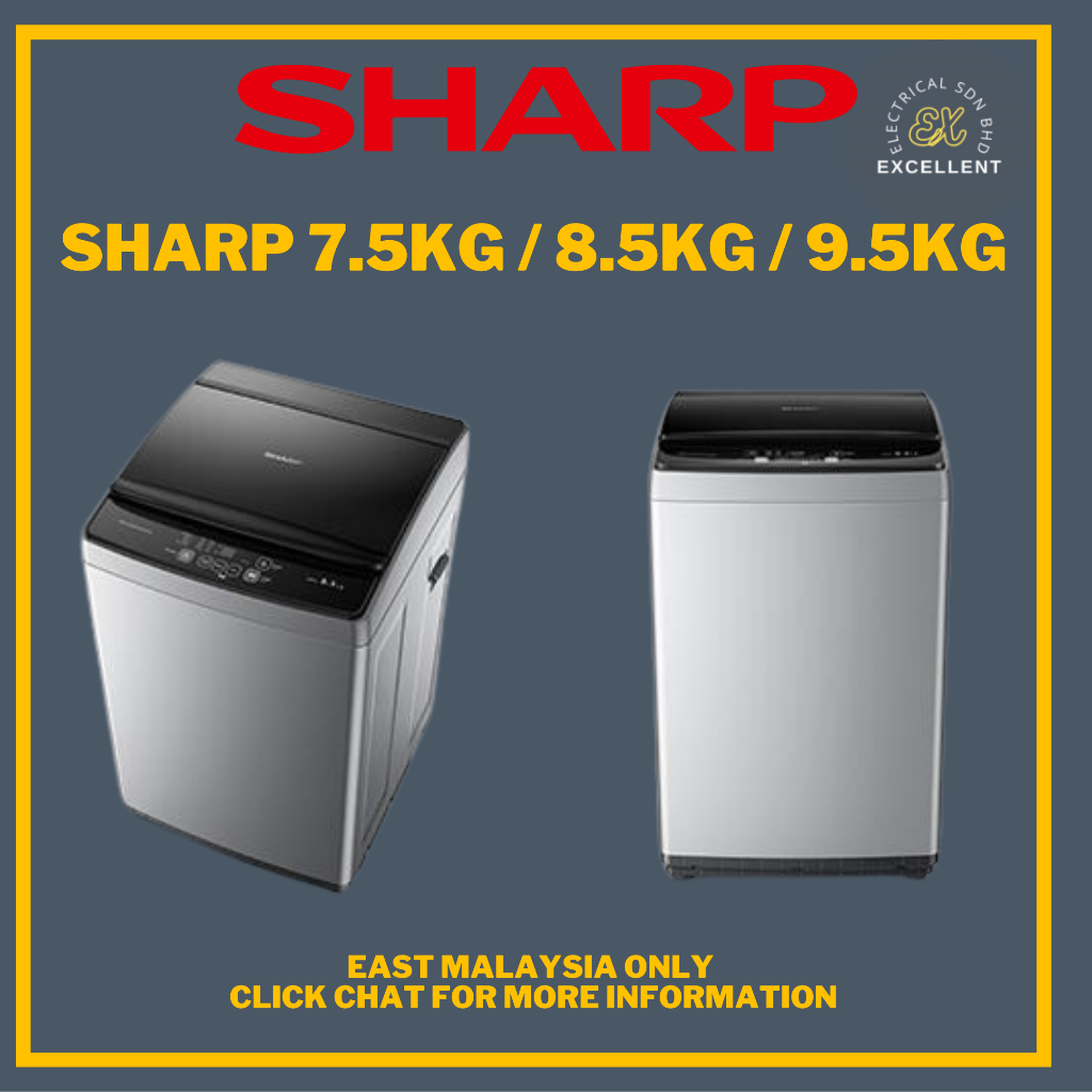 (SABAH ONLY) SHARP ES721 ES821 ES921 FULLY AUTO WASHING MACHINES MESIN ...