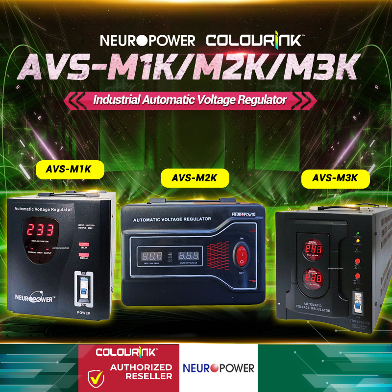 NeuroPower 1KVA 2KVA 3KVA AVR Industrial Motorised Automatic Voltage ...