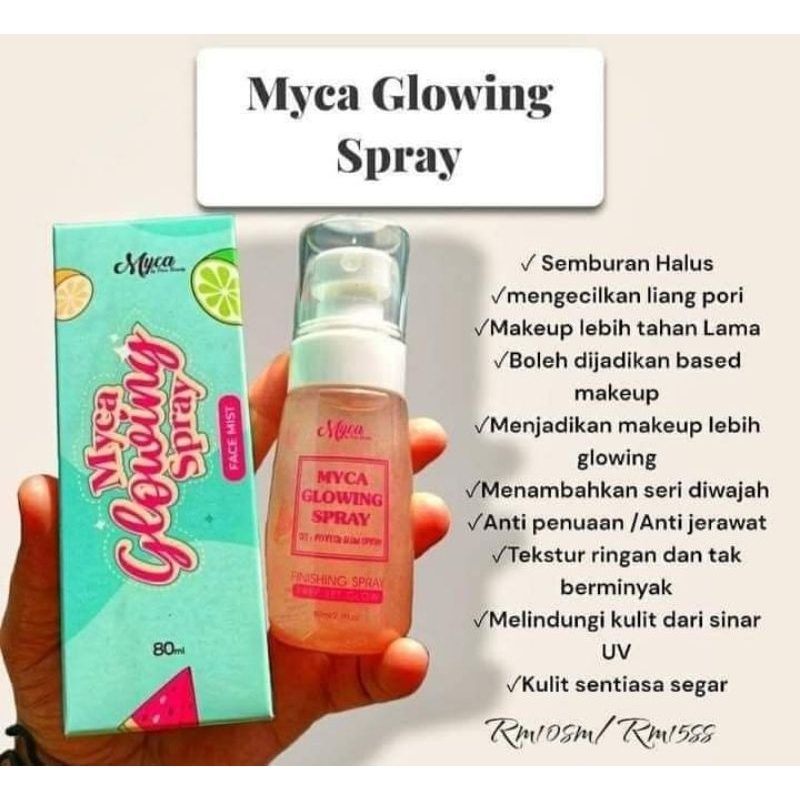 Myca glowing spray 80ml | Shopee Malaysia