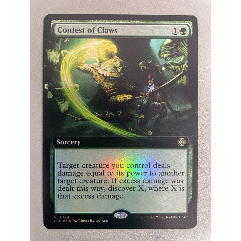 MTG:The Lost Caverns of Ixalan (LCI) R0012 - Contest of Claws (Foil ...