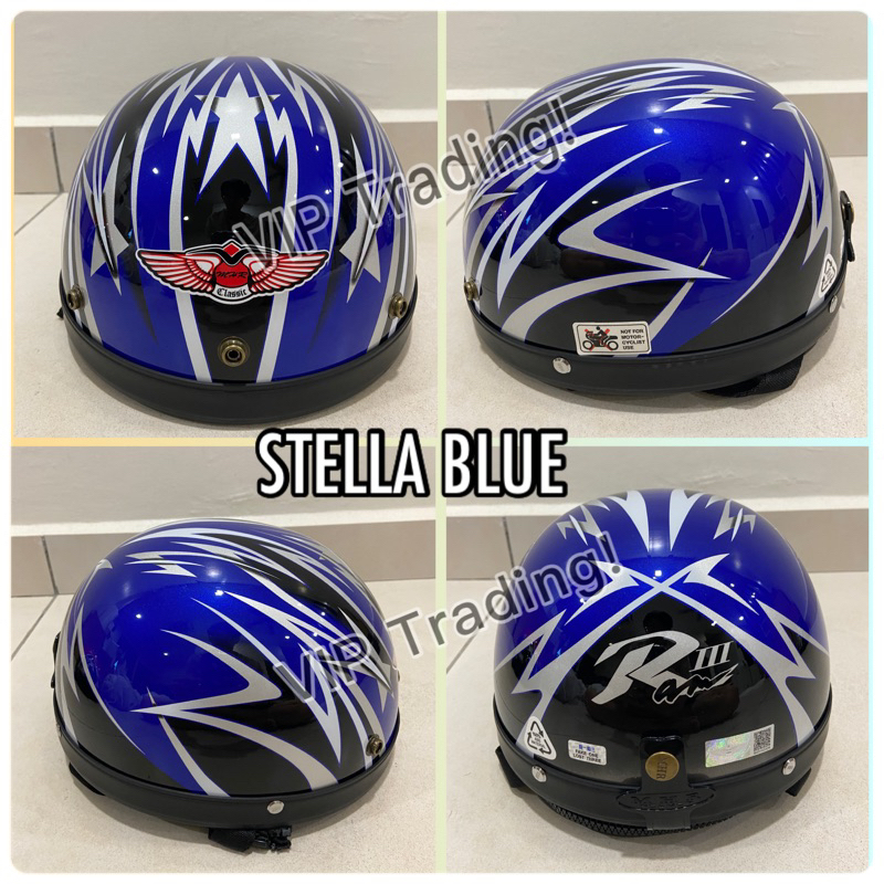 100% Original MHR III STENG RIPTIDE & Stella series half cut helmet ...