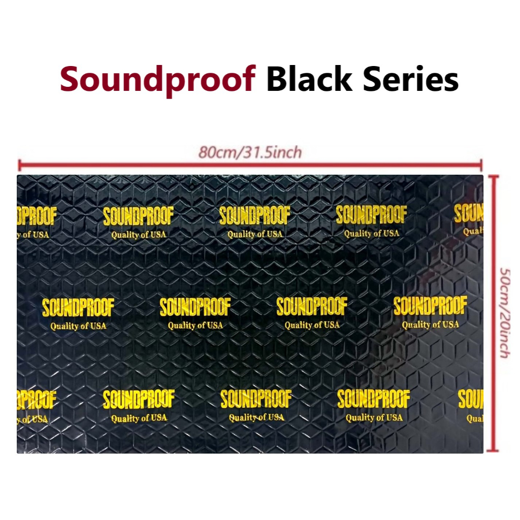Car SoundProof 800mm x 460mm Sound Proofing Insulation Heat Mat ...