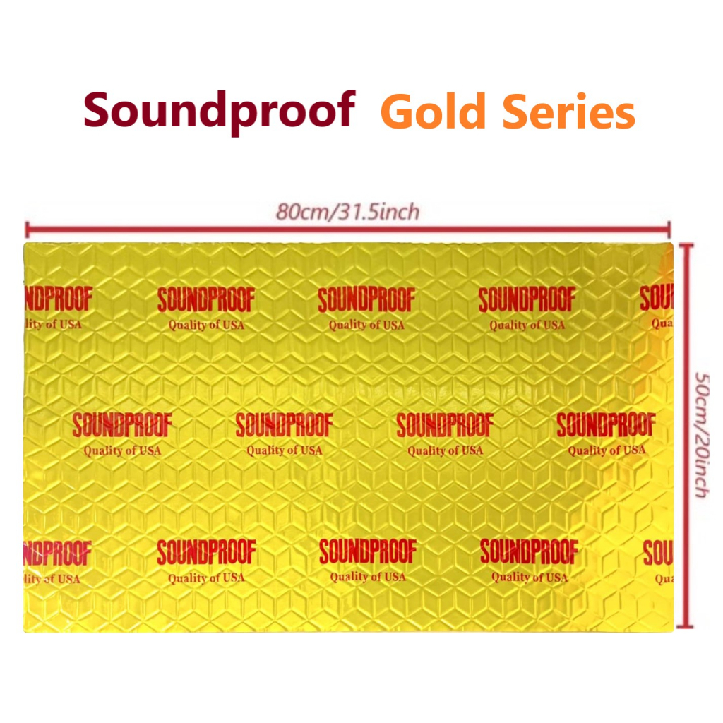 Car SoundProof 800mm x 460mm Sound Proofing Insulation Heat Mat ...