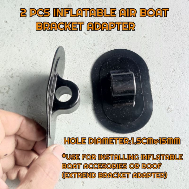 2pcs Inflatable Air Boat Bracket Adapter For Roof And Accesories ...