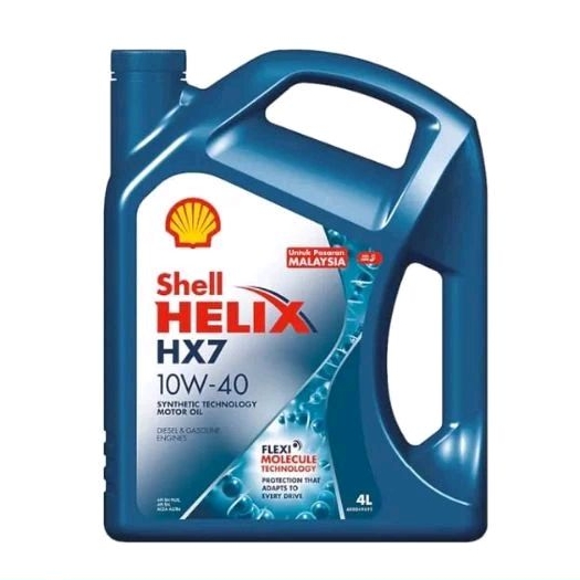 SHELL HELIX HX7 10W-40 (SEMI SYNTHETIC) 4 LITER | Shopee Malaysia