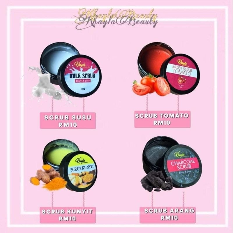 KHAYLA BEAUTY SCRUB💯 | Shopee Malaysia