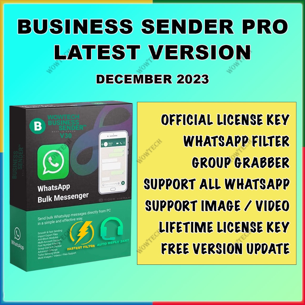 Business Sender Pro 2024 | Bulk Sender Whatsapp Blaster Pro | WhatsApp ...