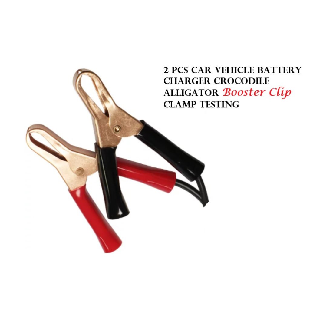 2PCS Black Red Insulated Car Battery Clip Earth Clamp Clips /BOSTER ...