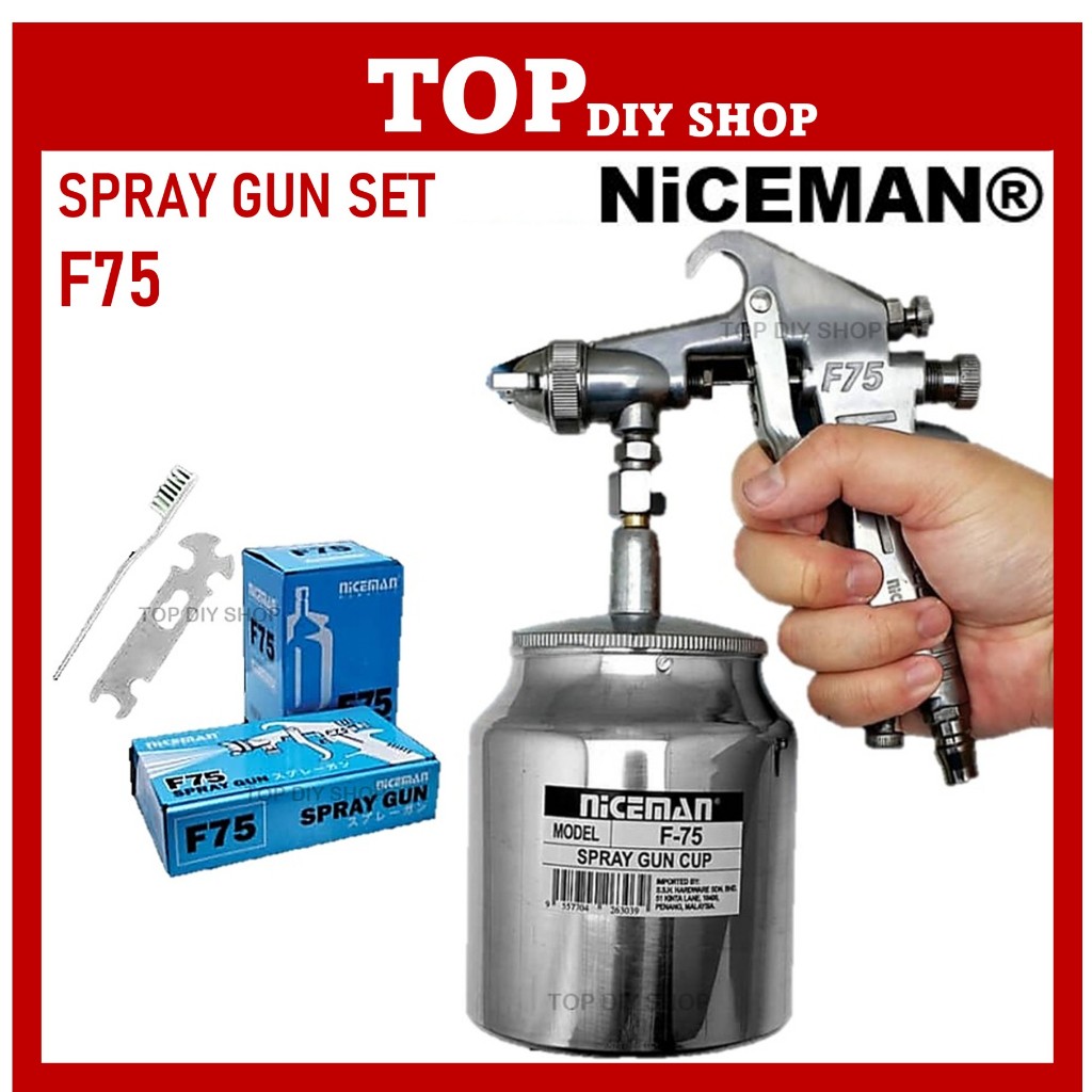 F75 Spray gun Air Spray Gun Pneumatic paint spray gun 1.5 mm nozzle ...