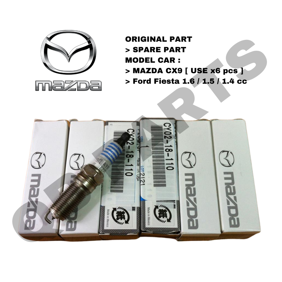 SPARK PLUG (1 SET) ORIGINAL PART [CY02 18 110 / ZZJ1 18 110] MAZDA CX9 ...