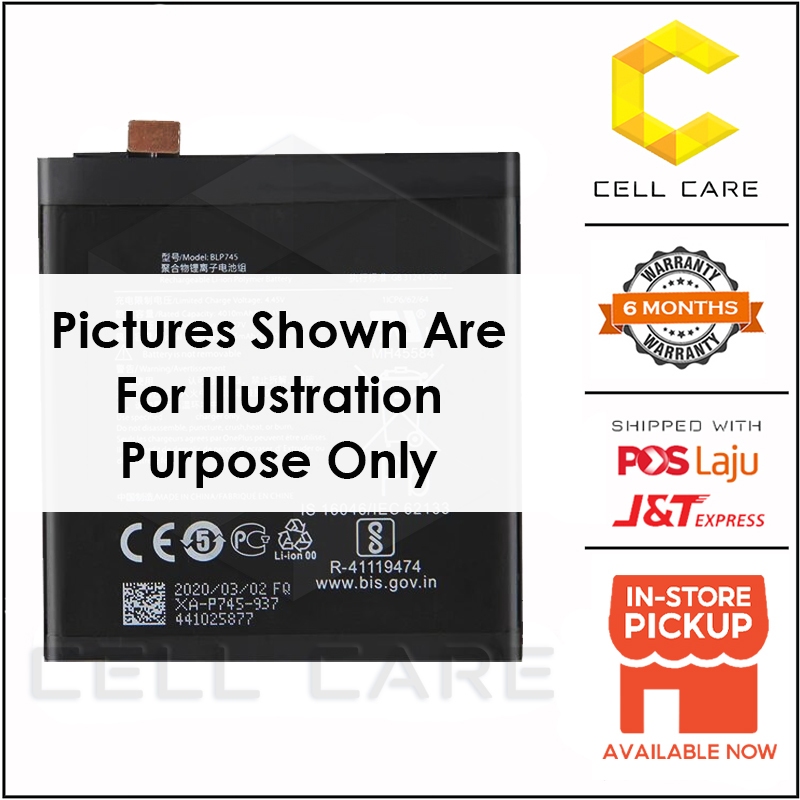 CellCare Battery Bateri Compatible For 1Plus 7T Pro / 1Plus 7 T Pro ...