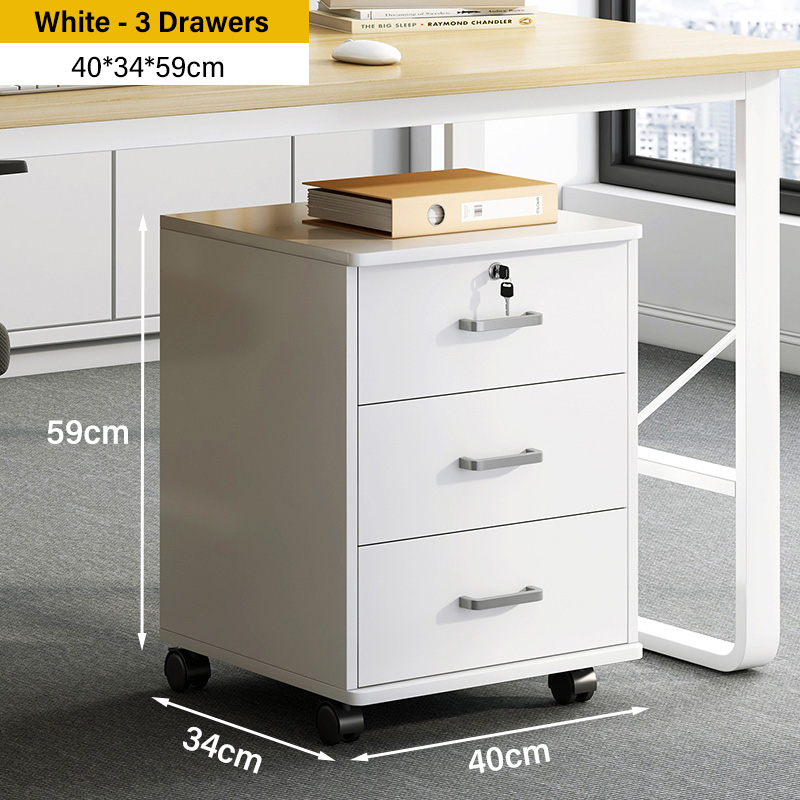 DO Office File Cabinet With Lock Wooden Filing Drawer Cabinets With ...