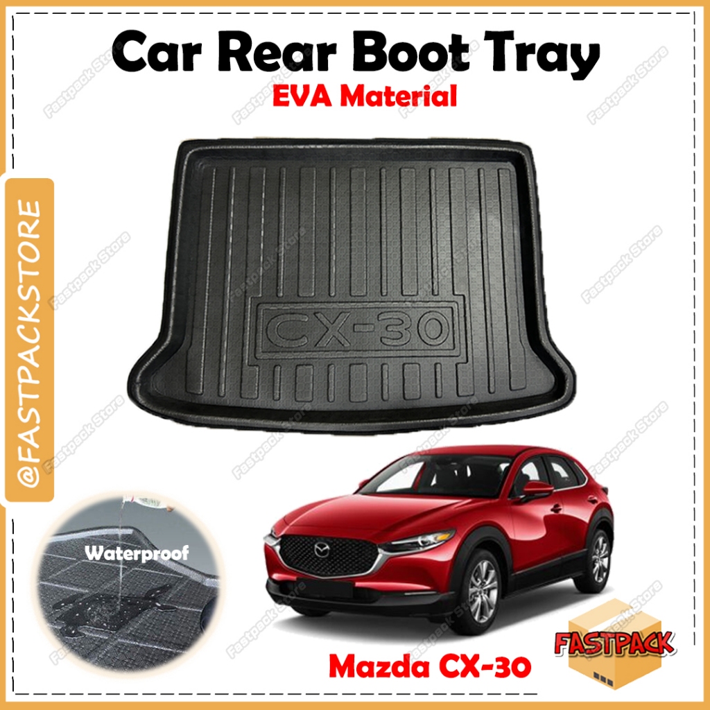 For Mazda CX-30 EVA Copolymer EVA Boot Tray Luggage Cargo Reusable Rear ...