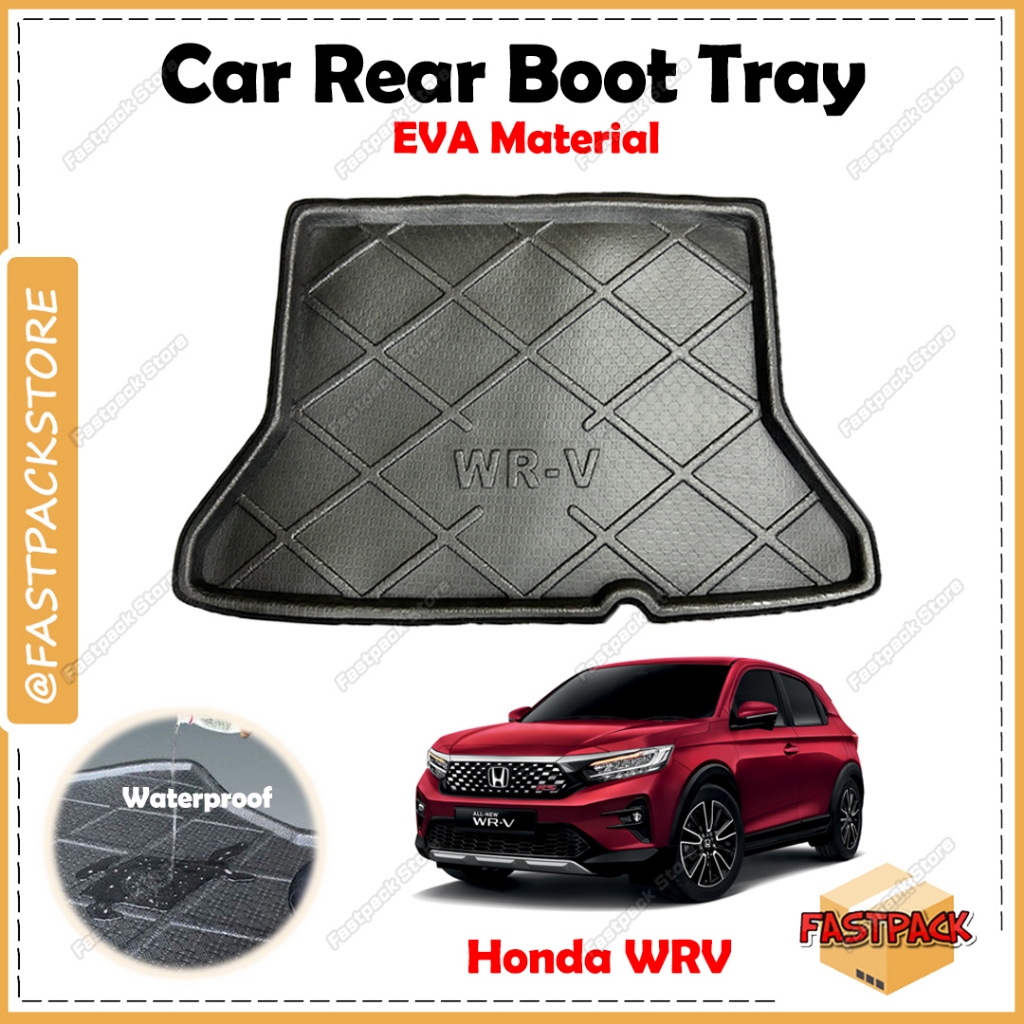For Honda WRV WR-V EVA Copolymer EVA Boot Tray Luggage Cargo Reusable ...