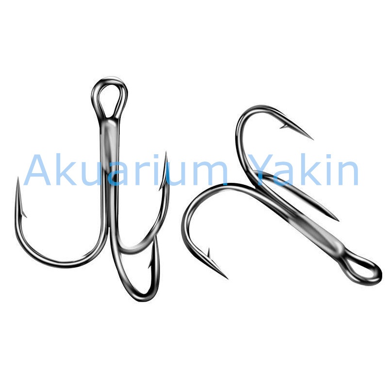 4077 TRIPLE ANCHOR FISHING HOOK MATA KAIL 3 MATA 10PCS | Shopee Malaysia