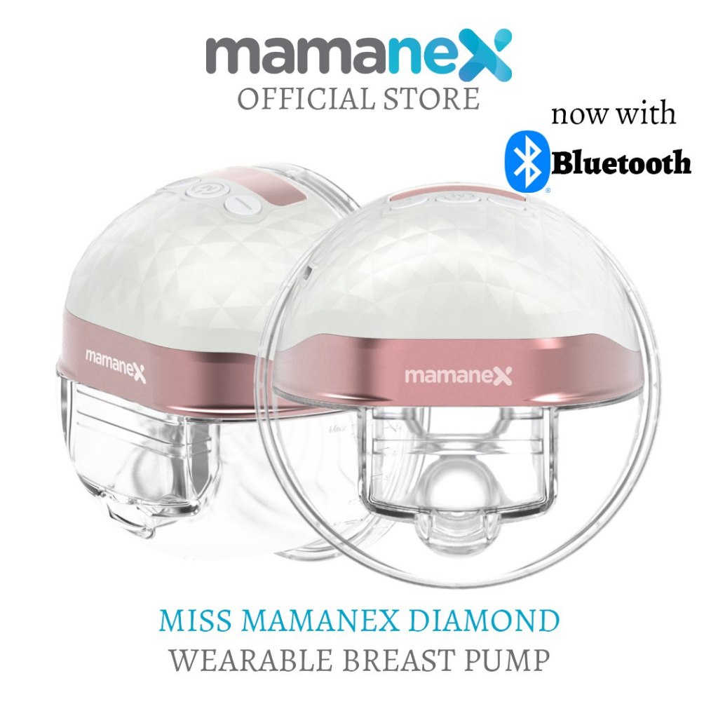 Mamanex Miss Mamanex Diamond Bluetooth Wearable Handsfree Breast Pump ...
