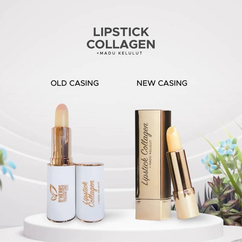 DHERBS Lipstick Collagen Original Hq | Shopee Malaysia