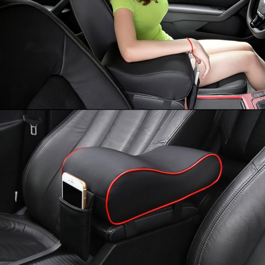 Car Arm Rest Box Leather Memory Foam Car Armrest Center Console Hand ...