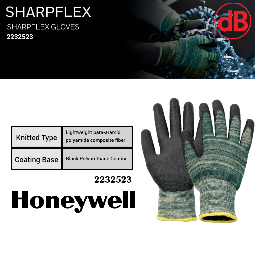 (Ready Stock) Honeywell Sharpflex gloves PU 2232523 (pair) | Shopee ...
