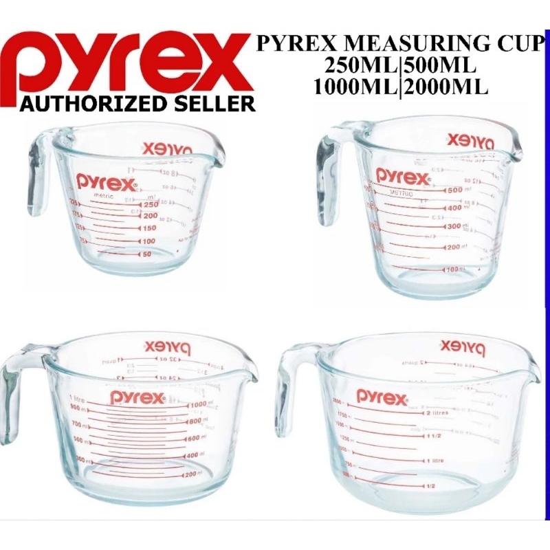 🔥HOT OFFER 🔥Pyrex Measuring cup 250ml/500ml /1000ml /2000ml 🔥 | Shopee ...