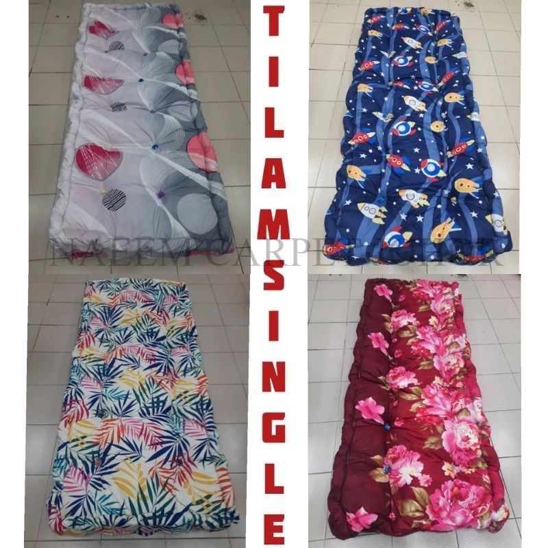 TILAM KEKABU EXTRA TEBAL 7 INCI KAIN COTTON SEJUK SAIZ SINGLE TILAM ...