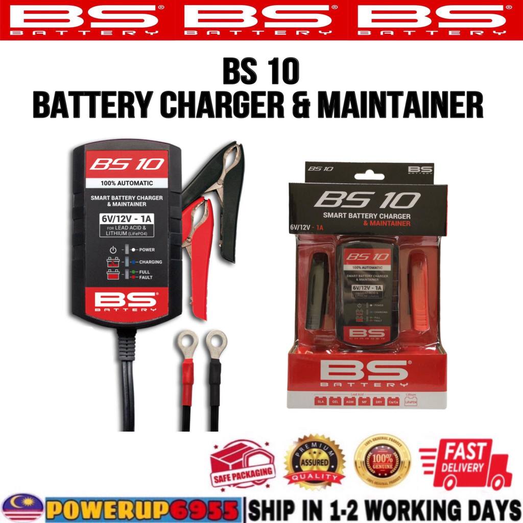 BS SMART BATTERY CHARGER & MAINTAINER (BS 10) FOR LEAD ACID & LITHIUM ...