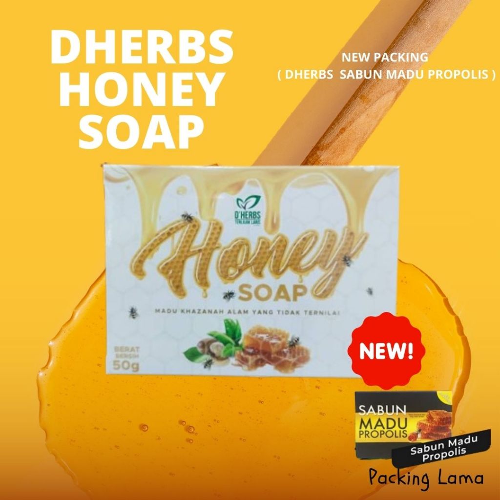 Dherbs Sabun Madu Propolis (New Packaging) / DHERBS HONEY | Shopee Malaysia