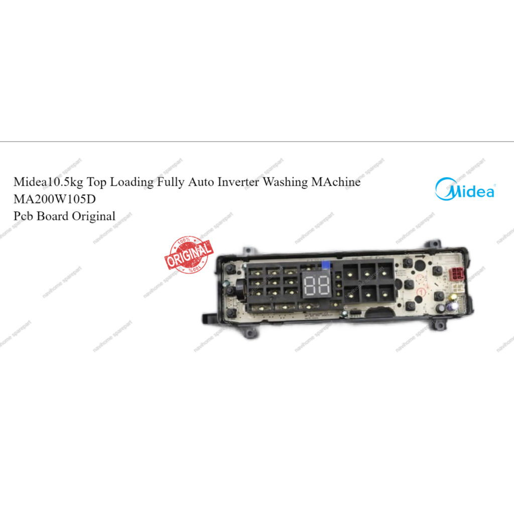 Accessories/Spare Part-Midea10.5kg Top Loading Fully Auto Inverter ...