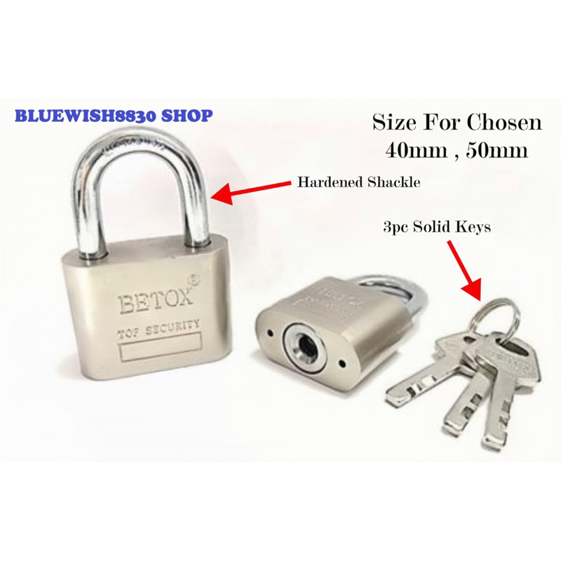 PADLOCK LOCK CHROME ROUND TYPE PADLOCK 40MM,50MM SOLID BRASS CYLINDER ...