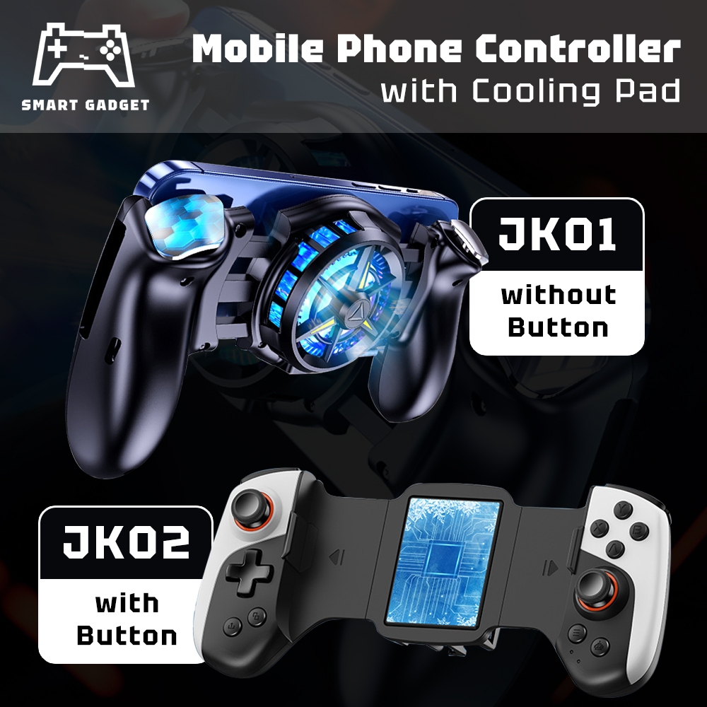 JK01 JK02 Mobile Joystick Gamepad Semiconductor Radiator Game Console Cooler Handle Controller ...