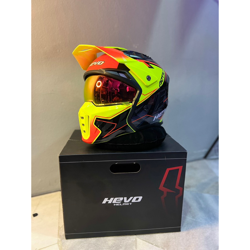 HELMET HEVO ACTIV ADVENTURE GRANDE GRAPHIC SIZE XL | Shopee Malaysia