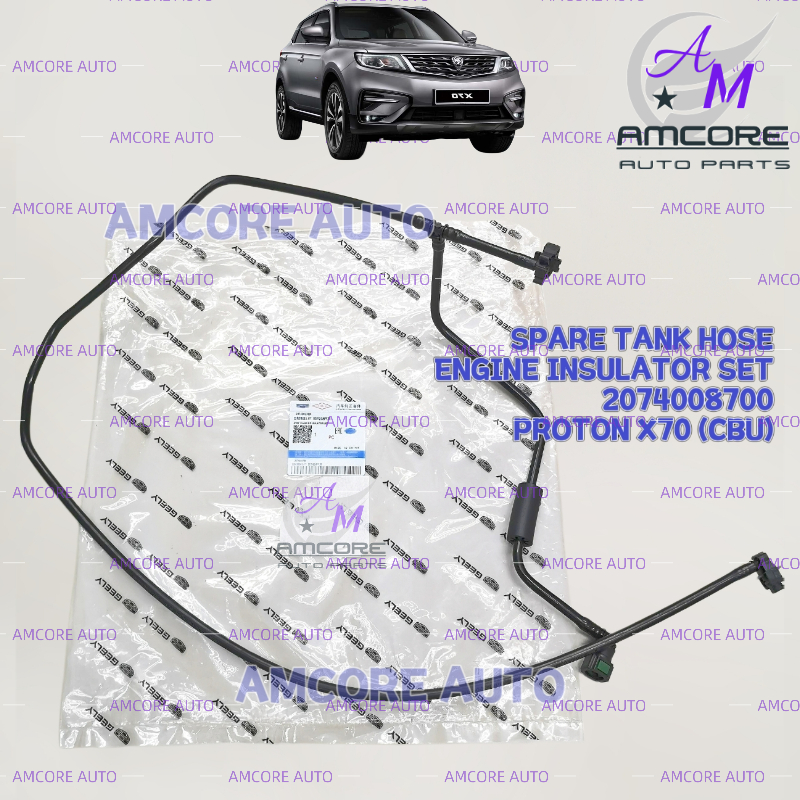 PROTON X70 (CBU) - ENGINE INSULATOR HOSE SET / RADIATOR SPARE TANK HOSE ...