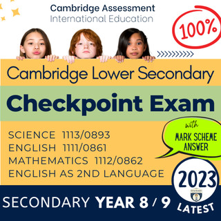 6 Cambridge Lower Secondary Checkpoint Past Year Paper + Answer IGCSE ...