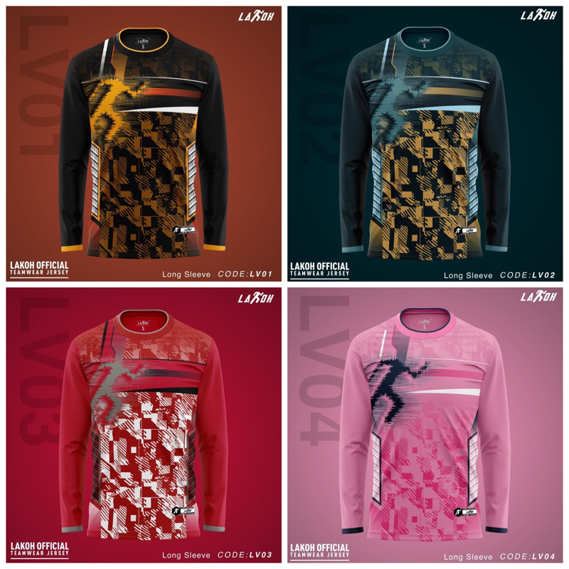 🔥NEW DESIGN/NEW COLOUR/NEW PATERN(LONG SLEEVE)LAKOH BRAND🔥JERSI FUTSAL ...