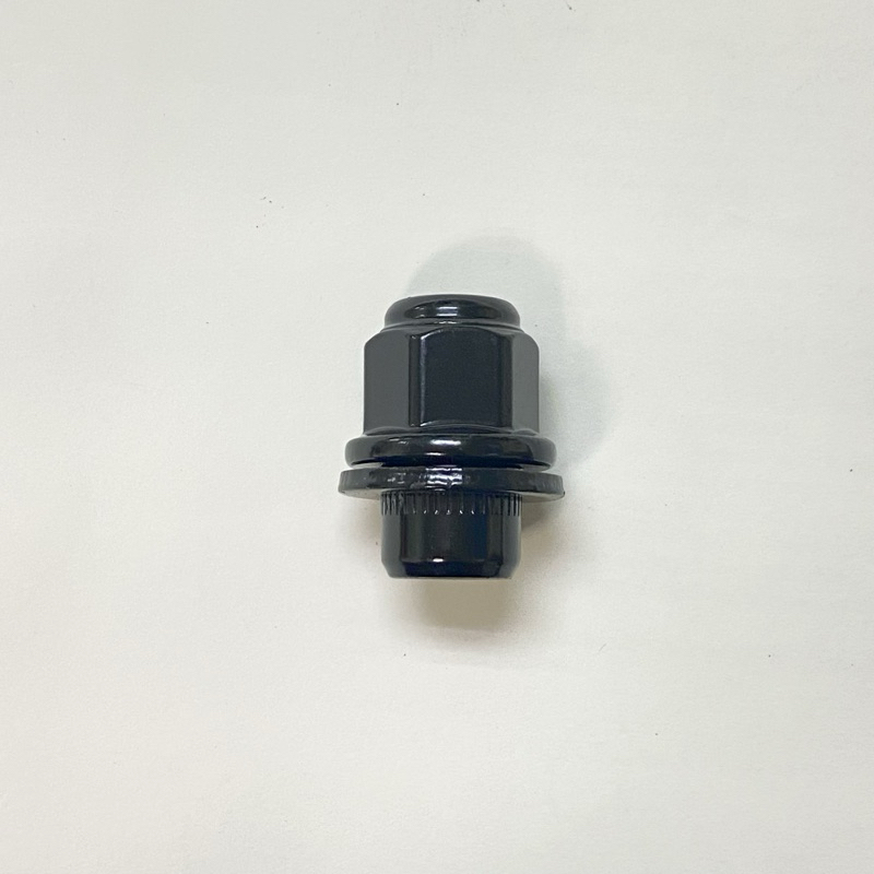Toyota ORI Black Washer Nut ( M12x1.50 / Hex = 21MM ) Wheel Lug Nut ...