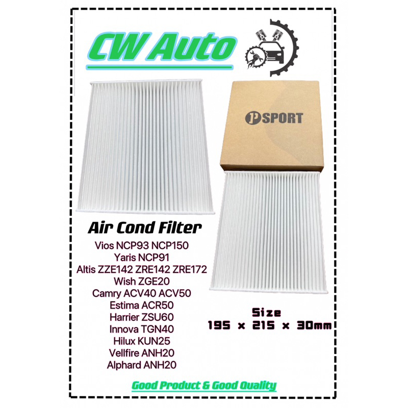 87139-0N010 Cabin air cond filter Toyota vios NCP93 NCP150,acv40,altis ...