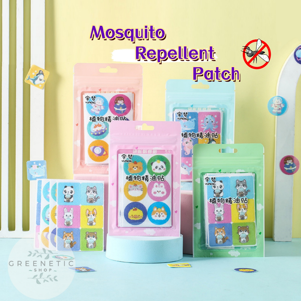 🔥READY STOCK 🇲🇾🔥Anti Mosquito Patch Essential Oil Sticker Repellent 36 ...