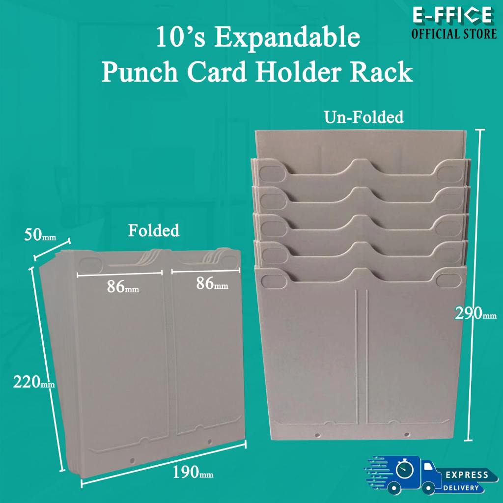 Effice Depot - 5s / 10s / 24s / 50s Slot Time Recorder Punch Card Rack ...