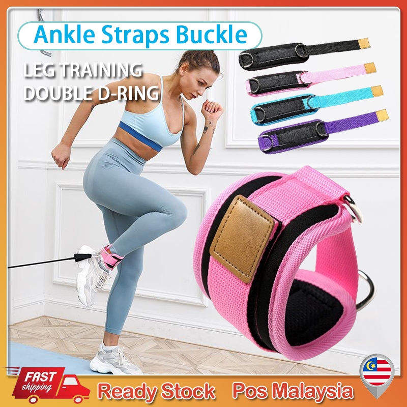 1pcs Fitness Ankle Straps Padded Double D-ring/ Leg Training Ankle ...