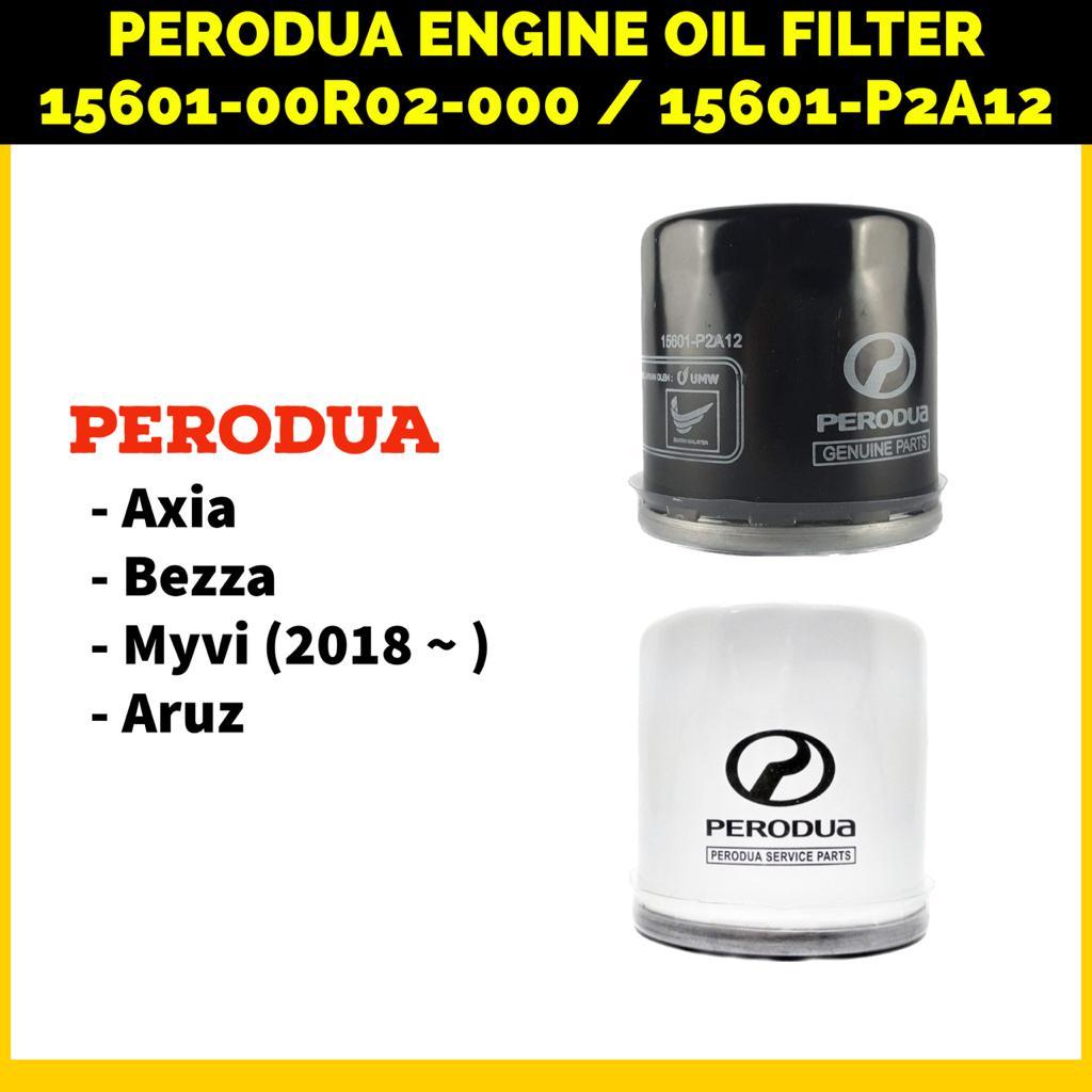 PERODUA OIL FILTER - AXIA/ BEZZA/ ARUZ/ MYVI (2018~ ) 15601-00R02-000 / ...