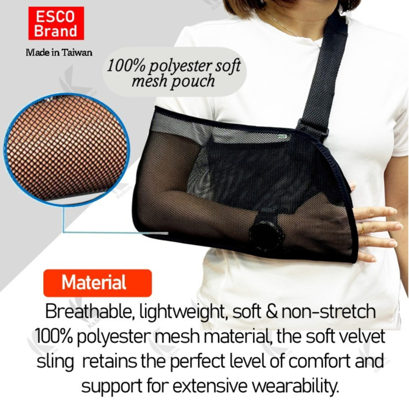 Esco Mesh Arm Sling/Orthopeadic Arm Sling/ Arm Sling | Shopee Malaysia