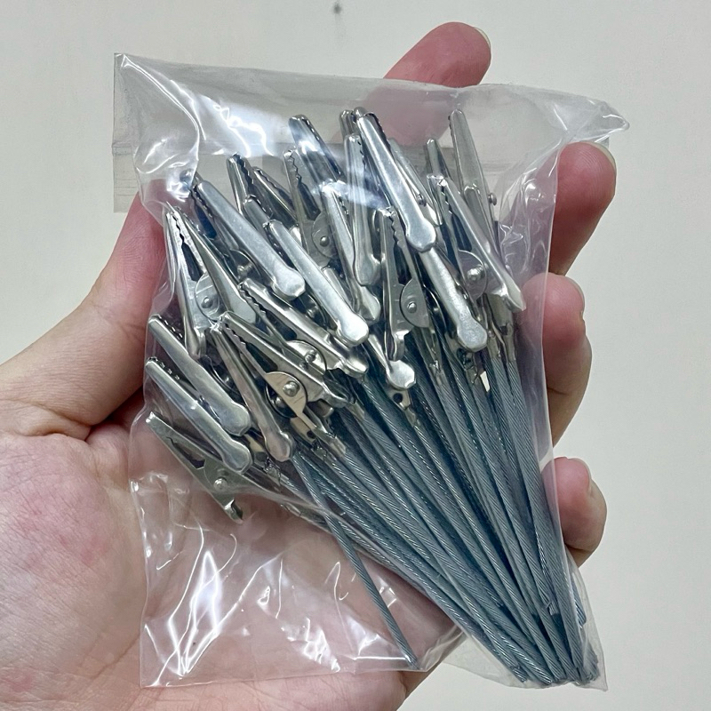 50x Alligator Clip Stick for Airbrush Hobby Model Parts Steel Wire ...