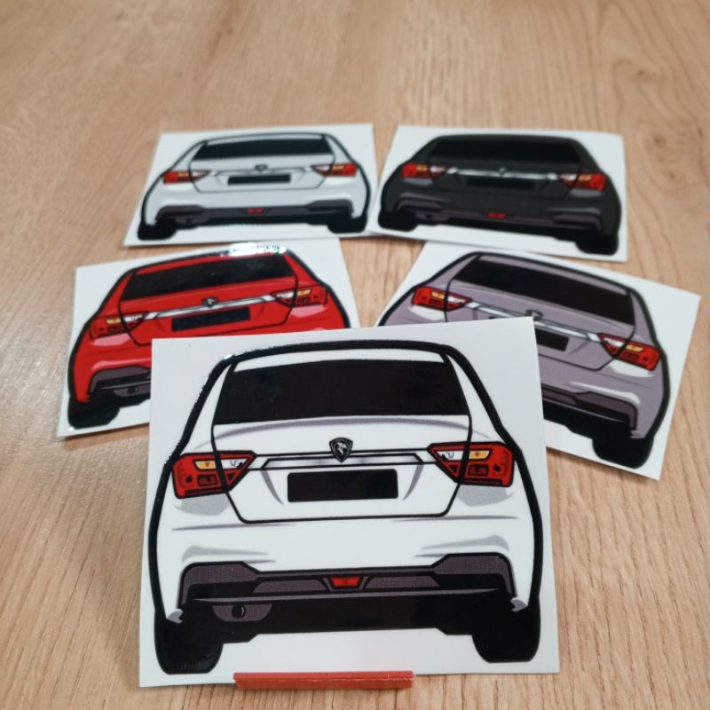 PROTON SAGA BLM FLX VVT UV STICKER | Shopee Malaysia