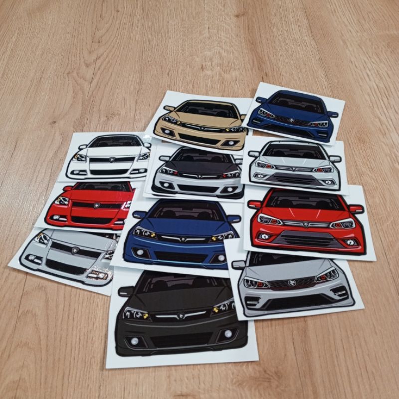 PROTON SAGA BLM FLX VVT UV STICKER | Shopee Malaysia