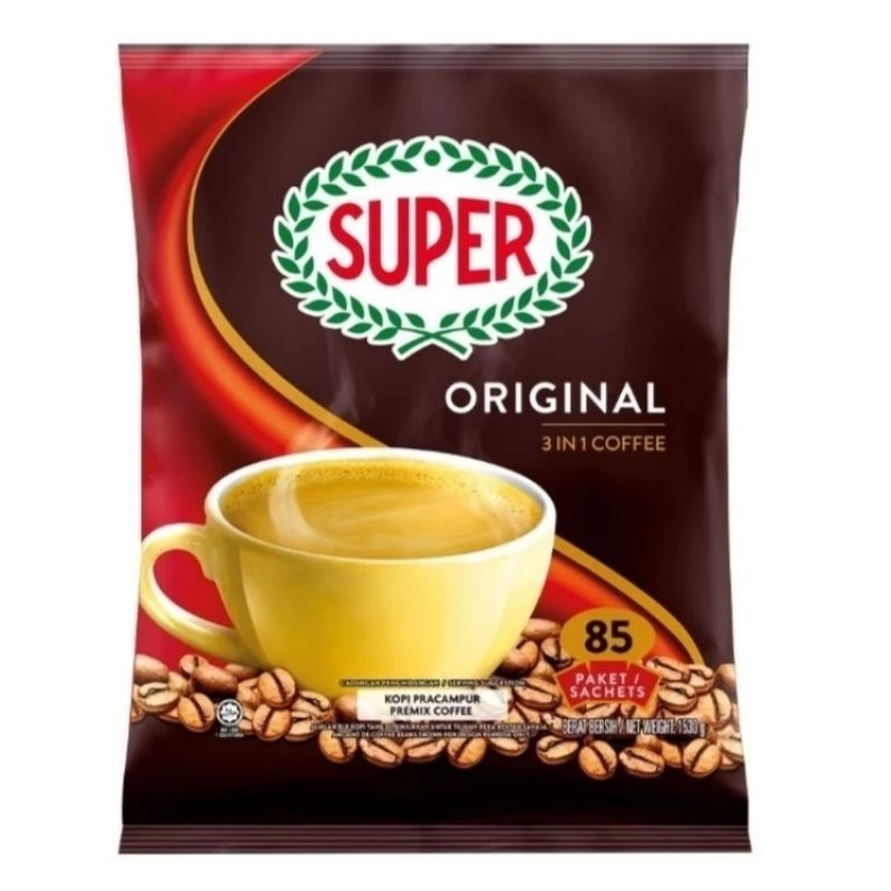 Super Instant Coffee 3 in 1 (85 x 18g) | Shopee Malaysia