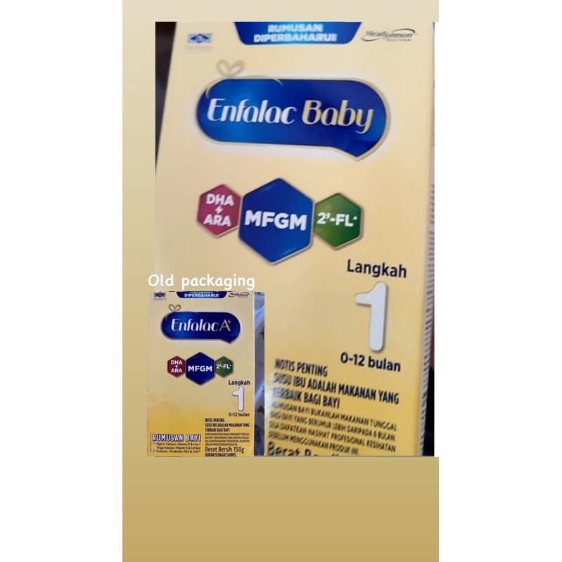 (NEW PACKAGING)Enfalac A+ Step 1 MFGM 150g/300g/600g #step1 #exp2025 | Shopee Malaysia