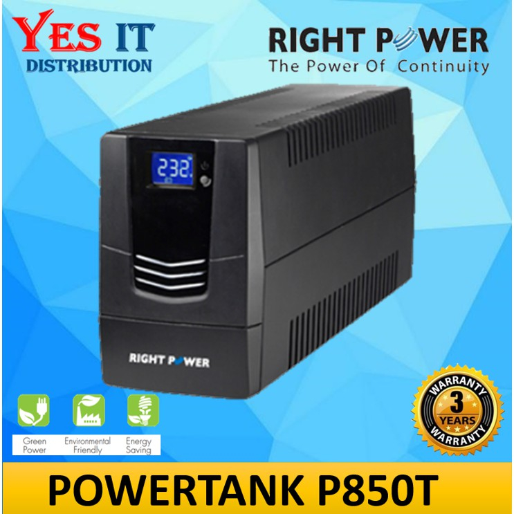 RIGHT POWER POWERTANK PRO P850T / P1250T / P1500T / P2000T 850VA 1250VA ...